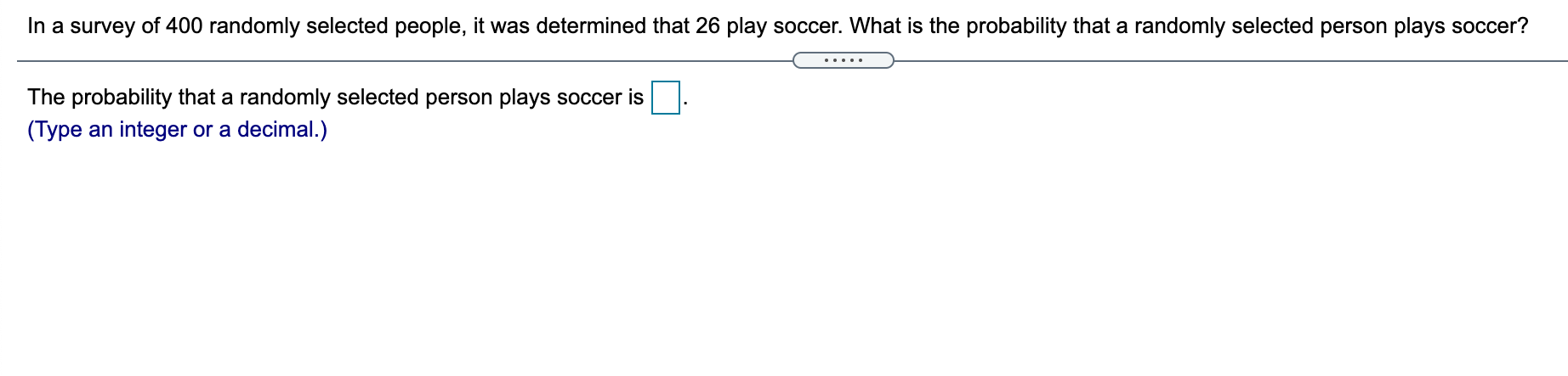 Solved In a survey of 400 randomly selected people, it was | Chegg.com