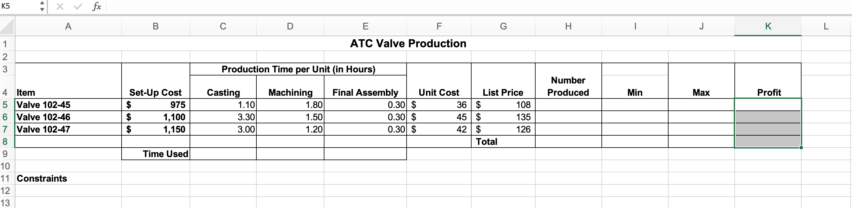 1. Open the ATCValve.xlsx workbook from the Chapter 9 | Chegg.com