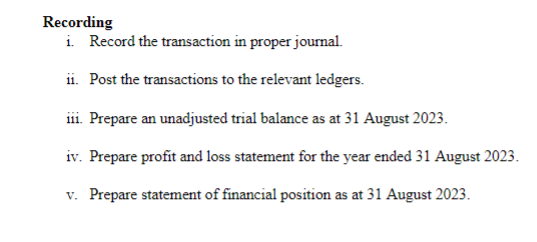 Solved You must have the following | Chegg.com