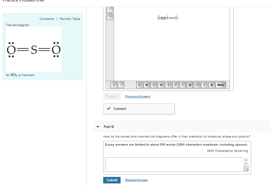 Solved Constants | Periodic Table The dot diagram for SO2 is | Chegg.com Solved Constants | Periodic Table The dot diagram for SO2 is | Chegg.com
