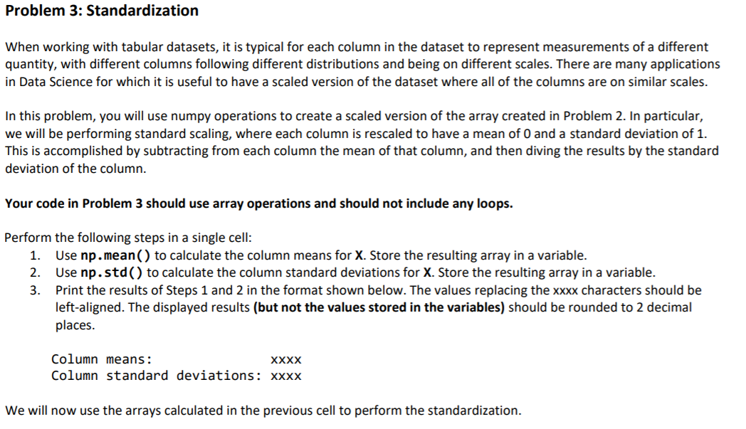 Solved Problem 2 Reshaping And Stacking Arrays In This 