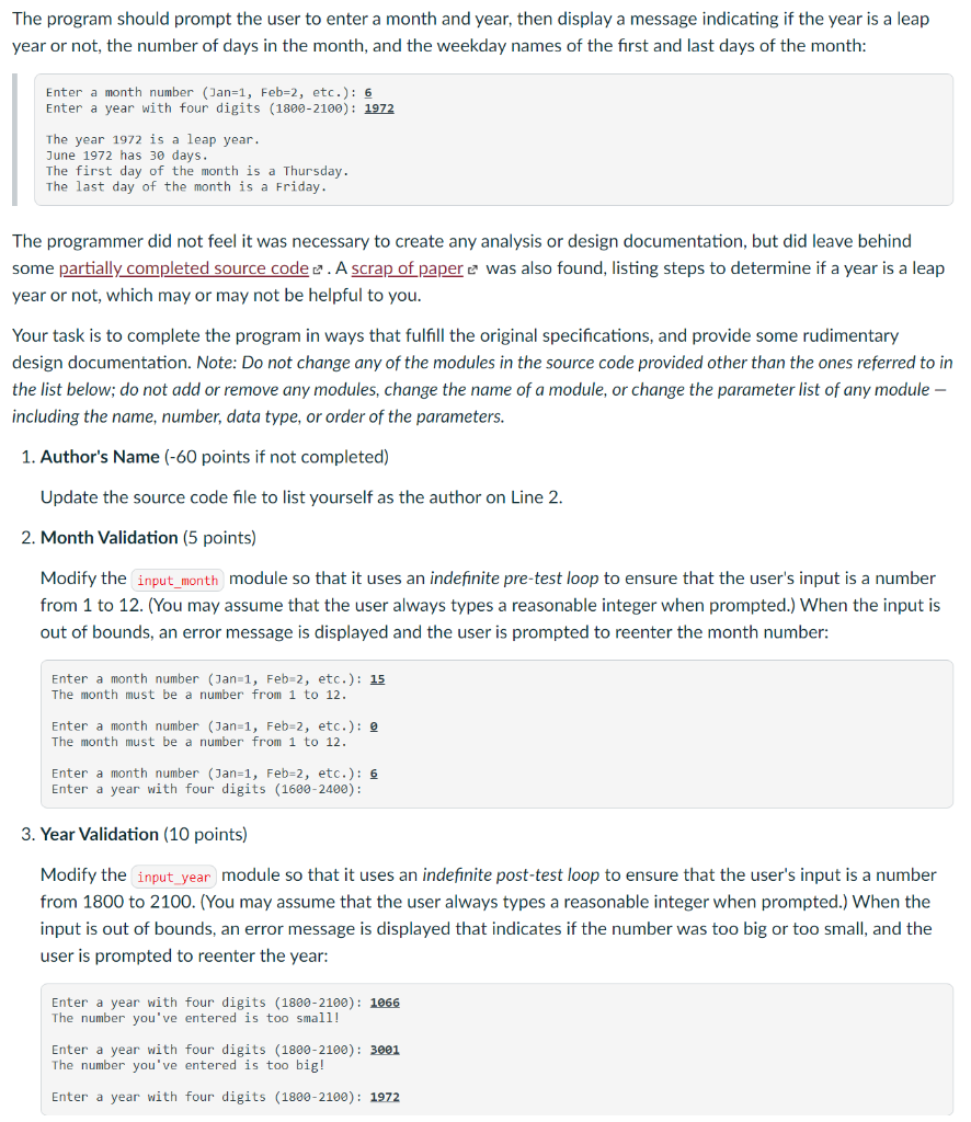 Please write a code, based on the instruction and | Chegg.com