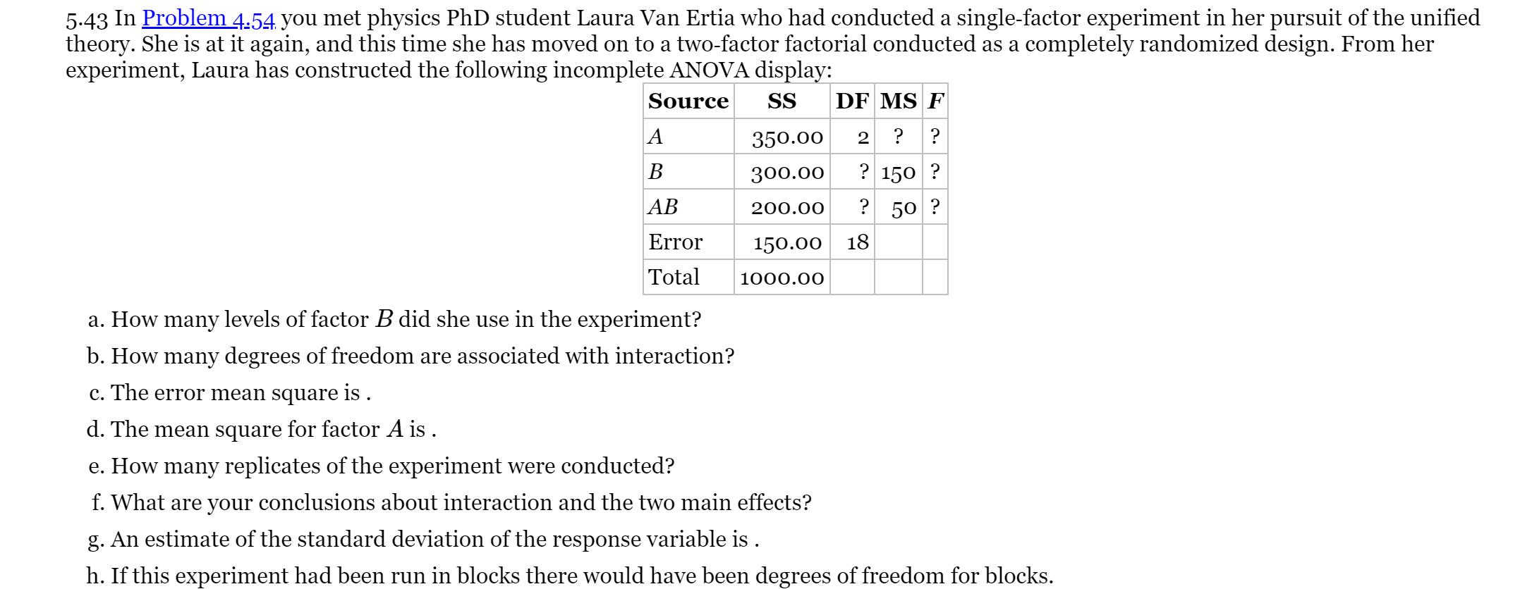 Solved 5.43 In Problem 4:54. you met physics PhD student | Chegg.com