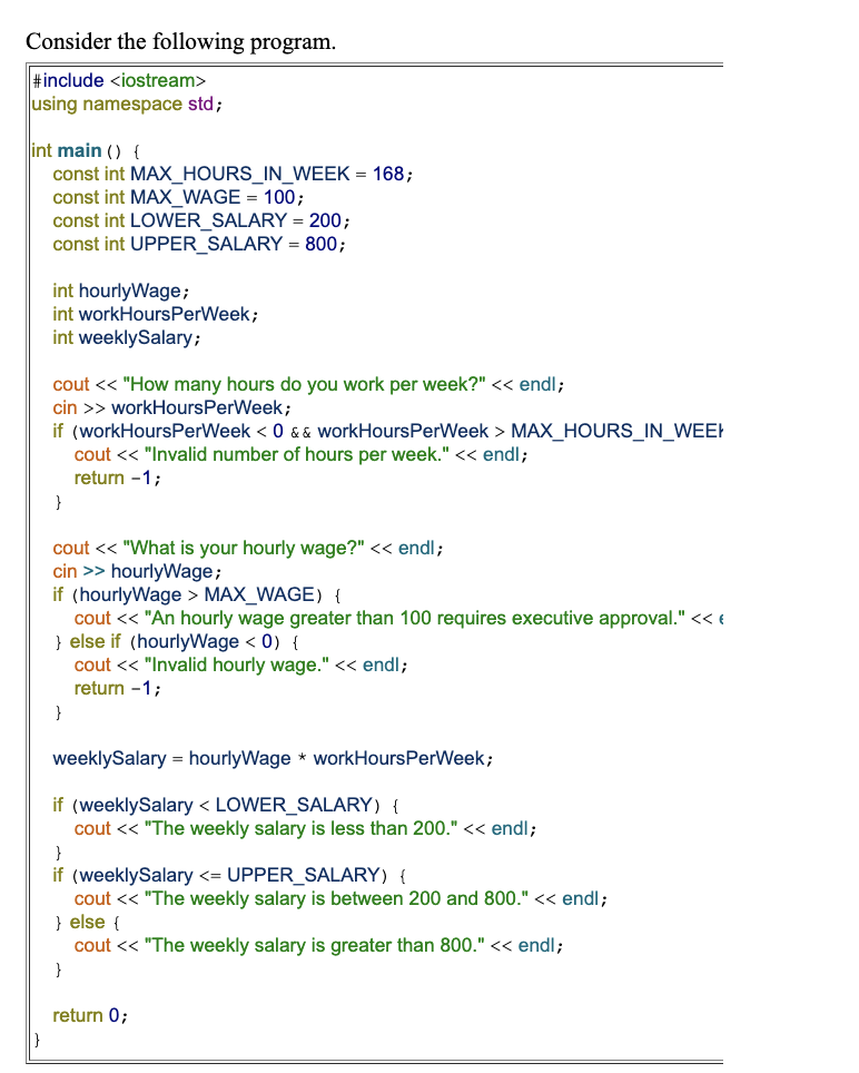 Solved CODE IN C++The purpose of the program is to tell the | Chegg.com