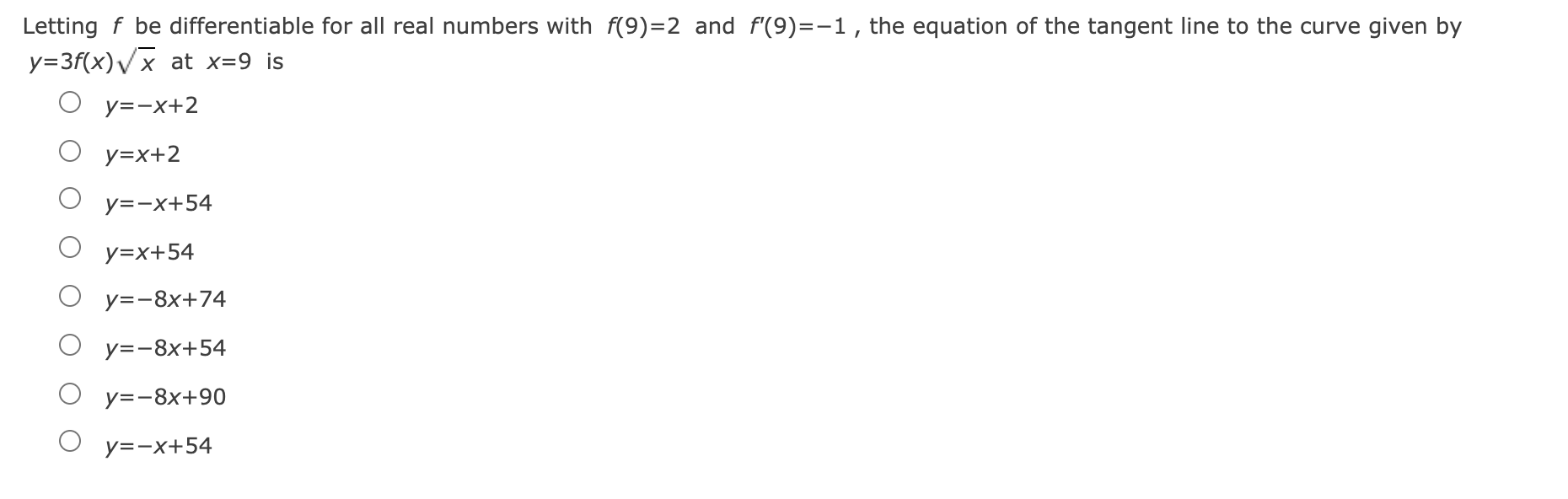 Solved Letting f be differentiable for all real numbers with | Chegg.com