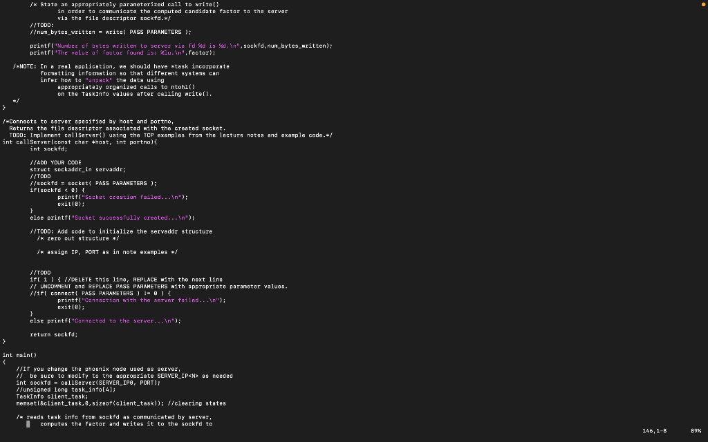 int read_task_info(int sockfd, TaskInfo *task){ | Chegg.com