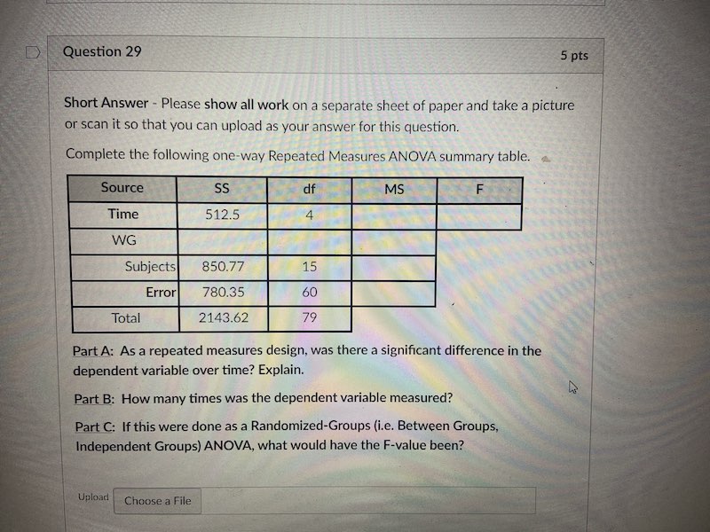Solved Short Answer - Please show all work on a separate | Chegg.com