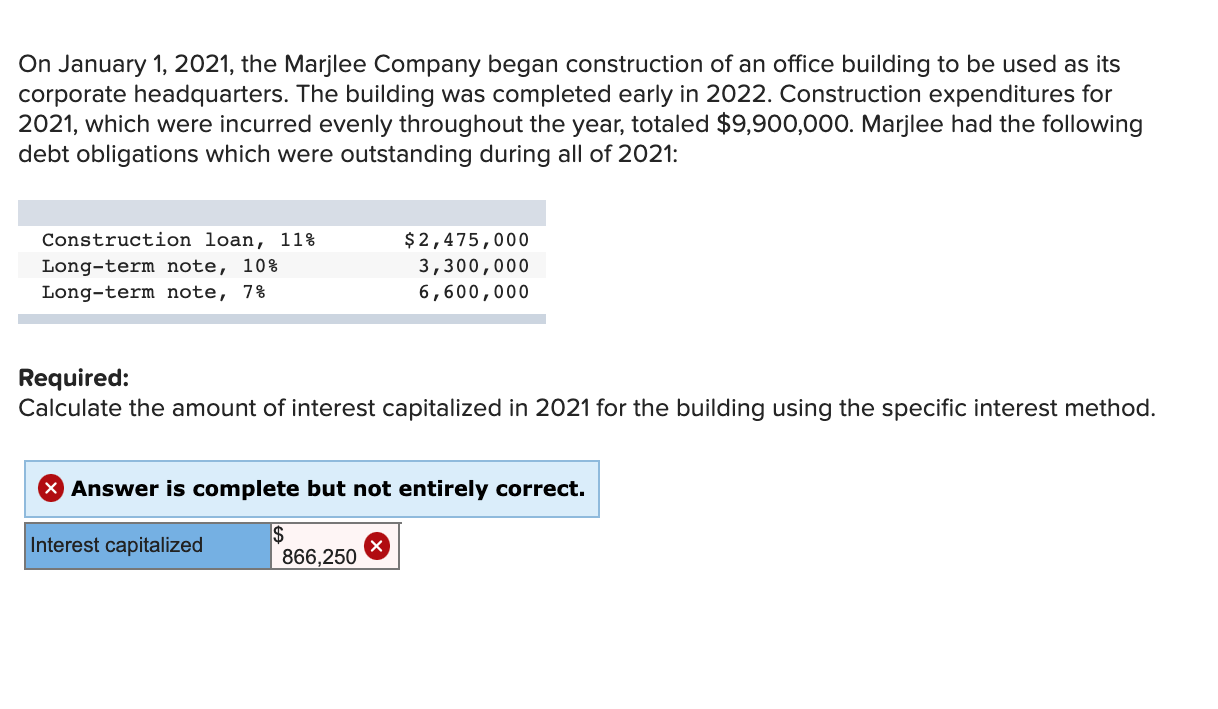 Solved On January 1, 2021, the Marjlee Company began | Chegg.com