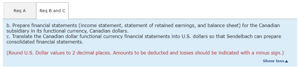 Remeasure the Mexican operation's account balances | Chegg.com