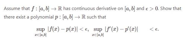 Solved Assume that f:[a,b]→R has continuous derivative on | Chegg.com
