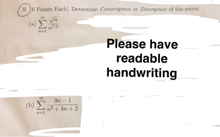 Solved Determine Convergence or Divergence of the series. | Chegg.com