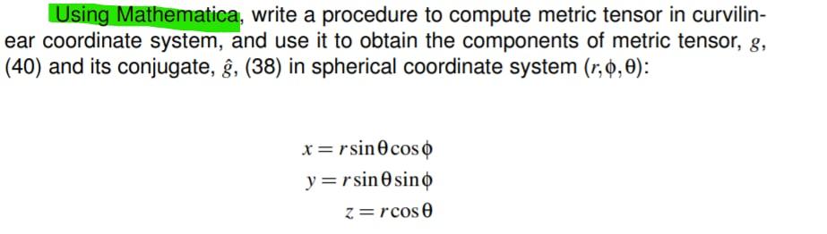 Solved Using Mathematica, write a procedure to compute | Chegg.com