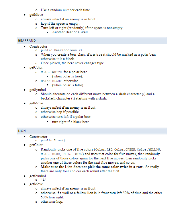 Solved OVERVIEW This assignment will give you practice with | Chegg.com