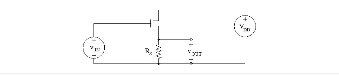 Solved H1P3: Source Follower - Small Signal What is the | Chegg.com