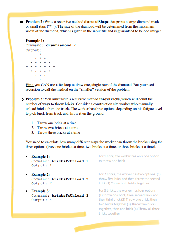 Solved Consider a recursive method that prints the riser and | Chegg.com