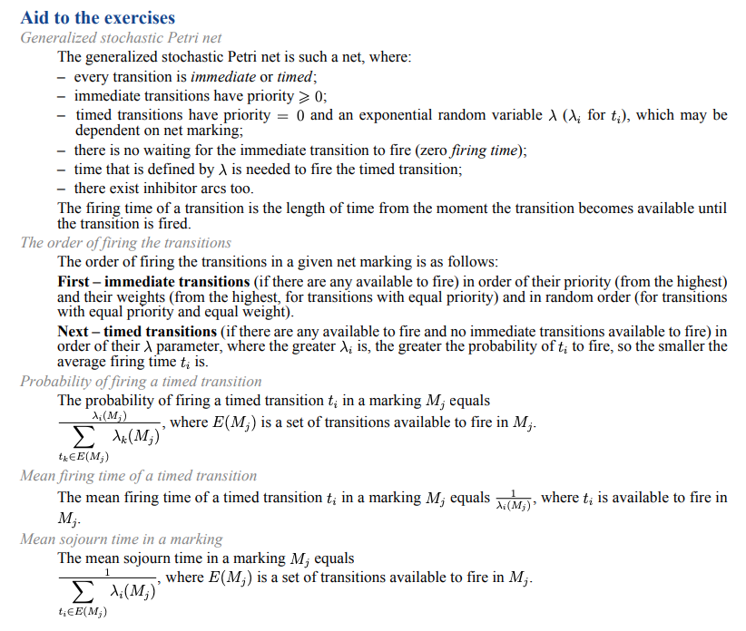 Subject: Petri nets – generalized stochastic Petri | Chegg.com Subject: Petri nets – generalized stochastic Petri | Chegg.com