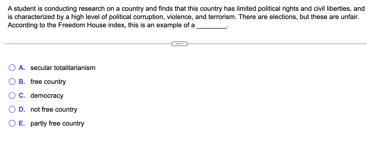 Solved The right for people to work, produce, consume, save, | Chegg.com