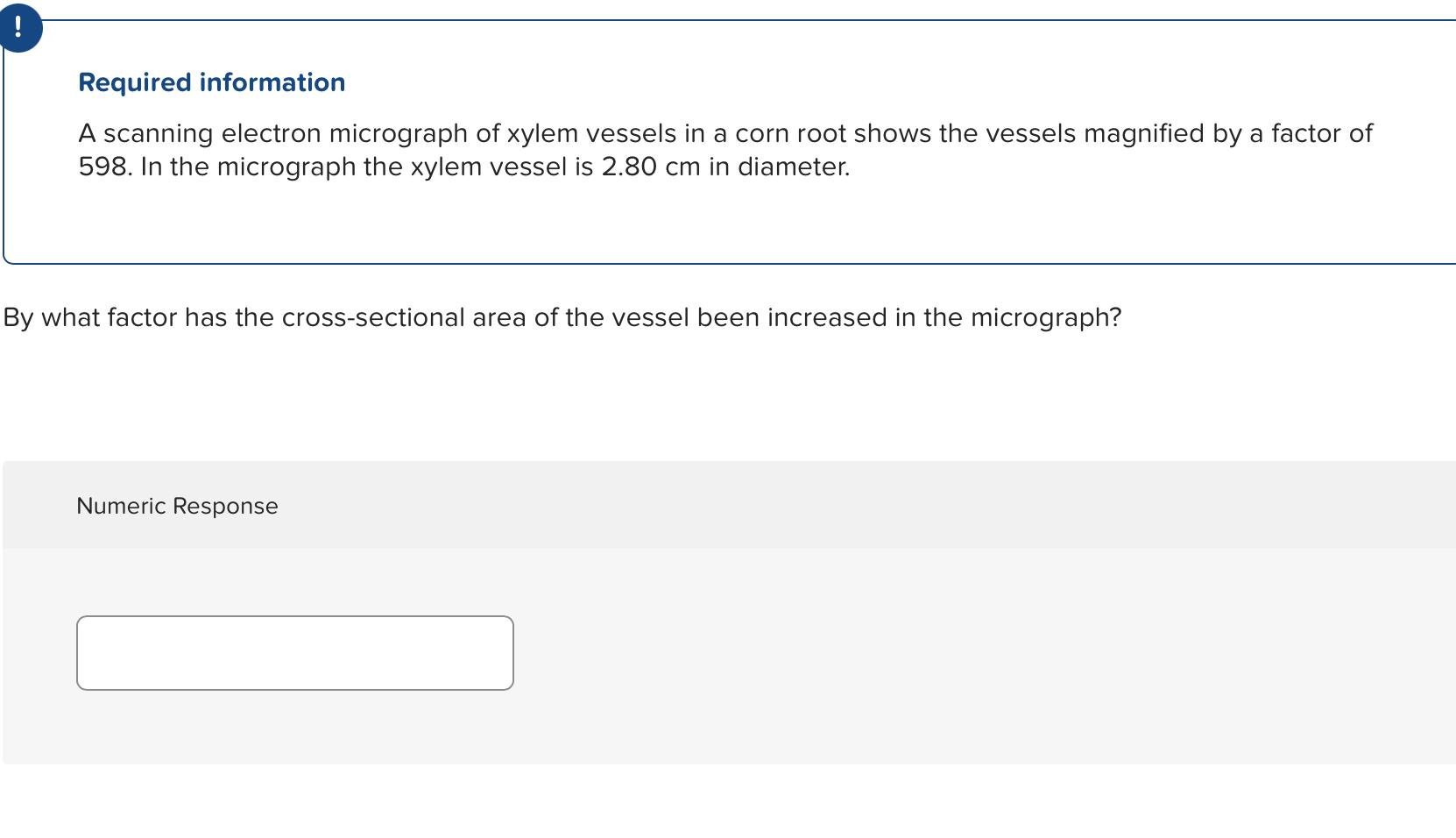Solved Required information A scanning electron micrograph | Chegg.com