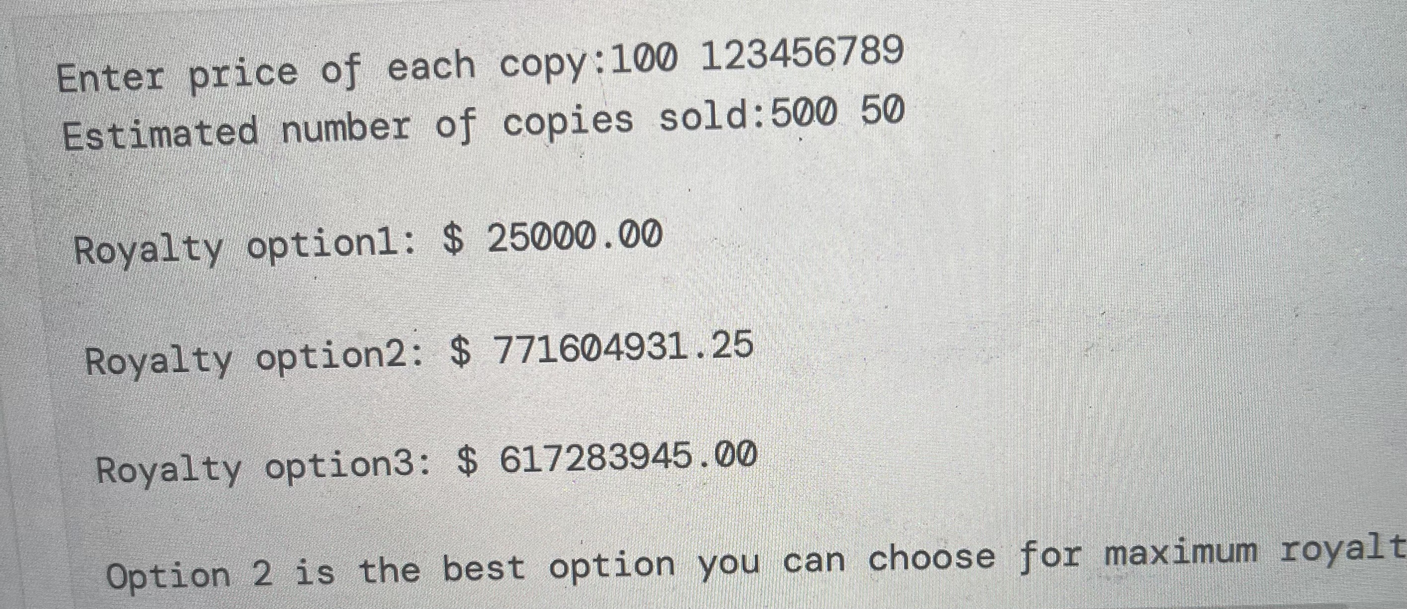 Solved Redo Programming Exercise 16 of Chapter 4 so that all | Chegg.com