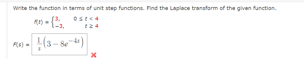 Solved Write the function in terms of unit step functions. | Chegg.com