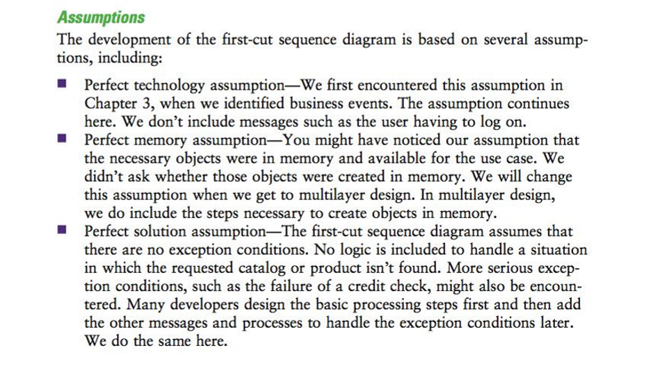 First Cut Design Class Diagram Make An Appointment First-cut