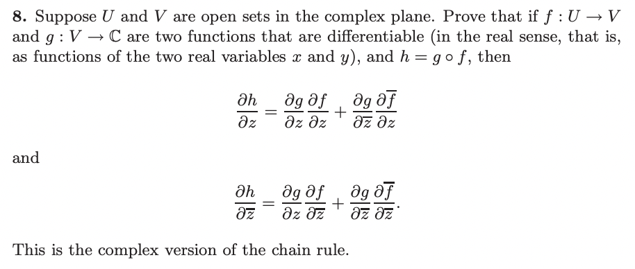 Solved 8. Suppose U and V are open sets in the complex | Chegg.com Solved 8. Suppose U and V are open sets in the complex | Chegg.com