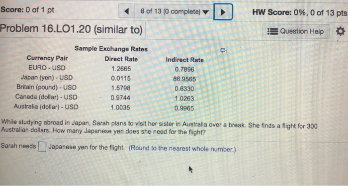 Solved Homework: Chapter 16 Graded Homework Save HW Score: | Chegg.com Solved Homework: Chapter 16 Graded Homework Save HW Score: | Chegg.com