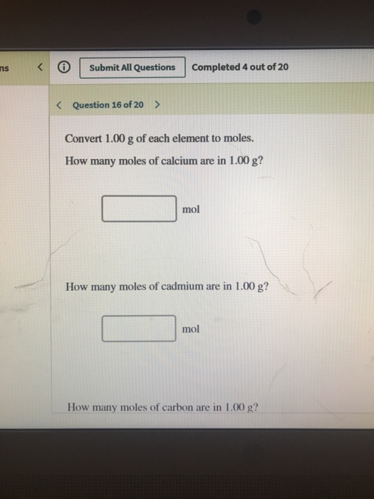 Solved ns Submit All Questions Completed 4 out of 20 ns Solved ns Submit All Questions Completed 4 out of 20 ns