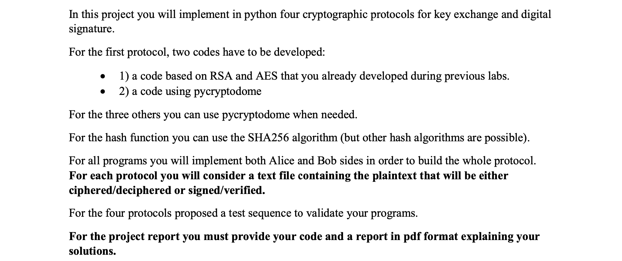 Solved In this project you will implement in python four | Chegg.com