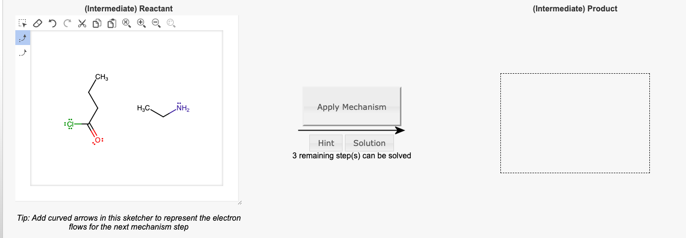 Solved (Intermediate) Reactant (Intermediate) Product . CH | Chegg.com