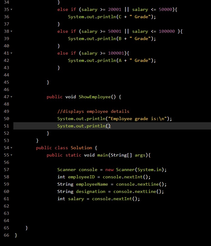 Solved Employee Details Define a class named Employee with | Chegg.com