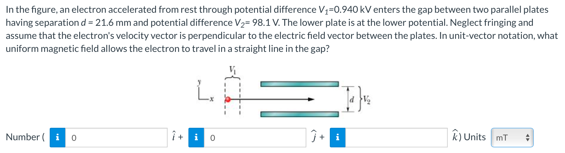 [solved] In The Figure An Electron Accelerated From Rest