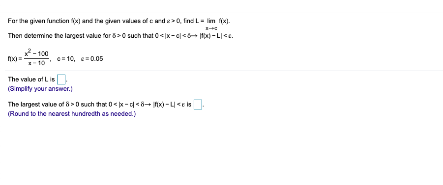 Solved For the given function f(x) and the given values of | Chegg.com