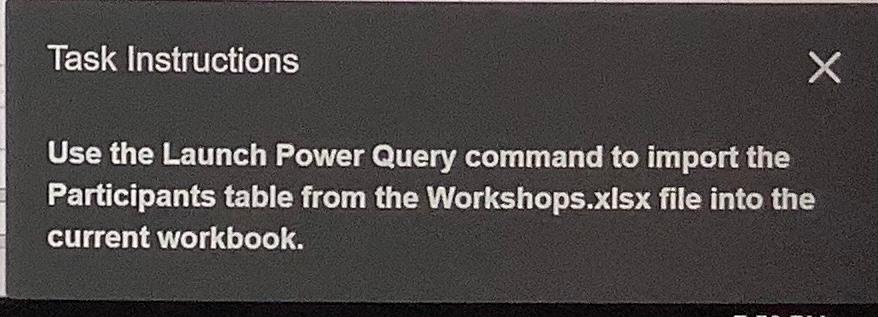 Task Instructions X Use the Launch Power Query | Chegg.com