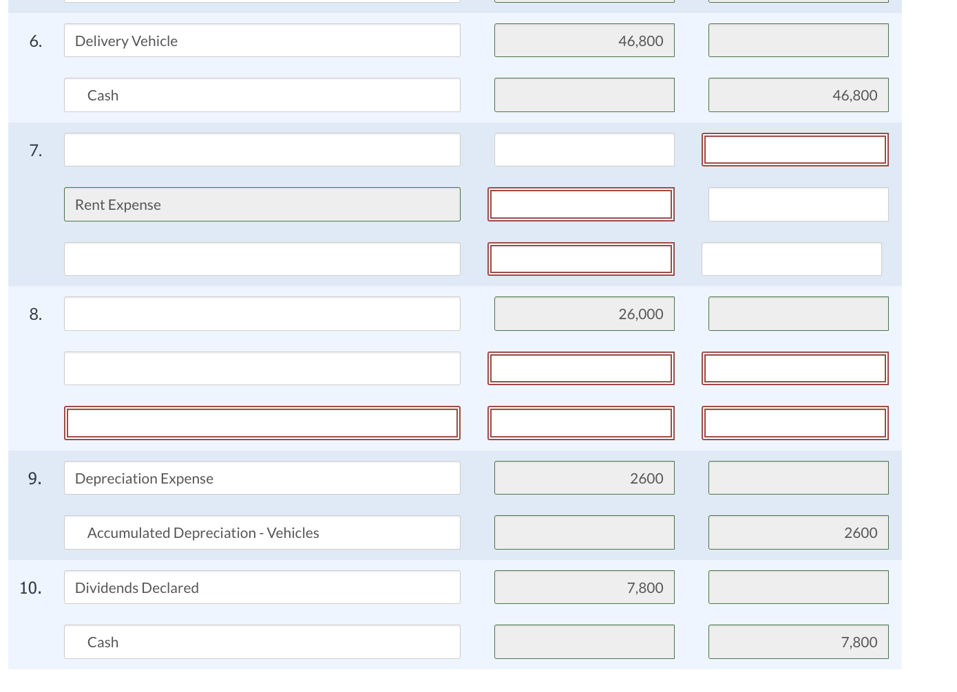 Solved Prepare journal entries to record each of the above | Chegg.com