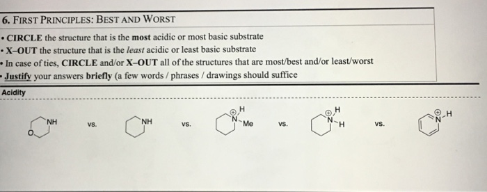Solved 6. FIRST PRINCIPLES: BEST AND WORST CIRCLE the | Chegg.com