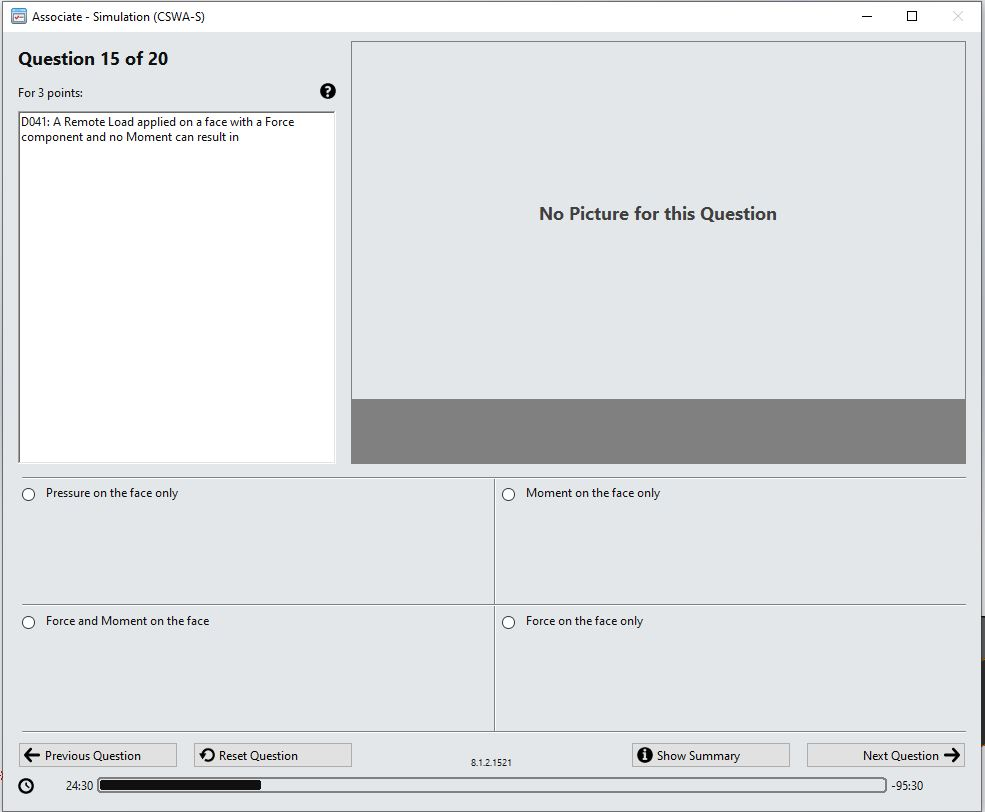 Solved Associate - Simulation (CSWA-S) -ox Question 15 of 20 | Chegg.com