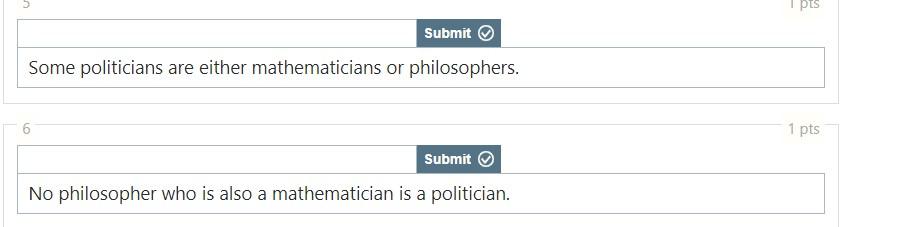 Solved Using The Symbolization Key Given Below Symbolize