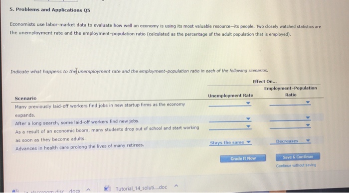 Solved 5. Problems and Applications Q5 Economists use | Chegg.com
