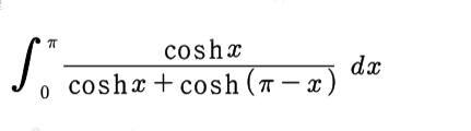 Solved 7T Som coshx dx o coshx+cosh (- x) | Chegg.com