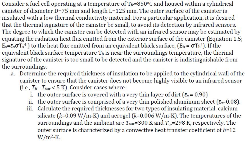 Consider a fuel cell operating at a temperature of | Chegg.com