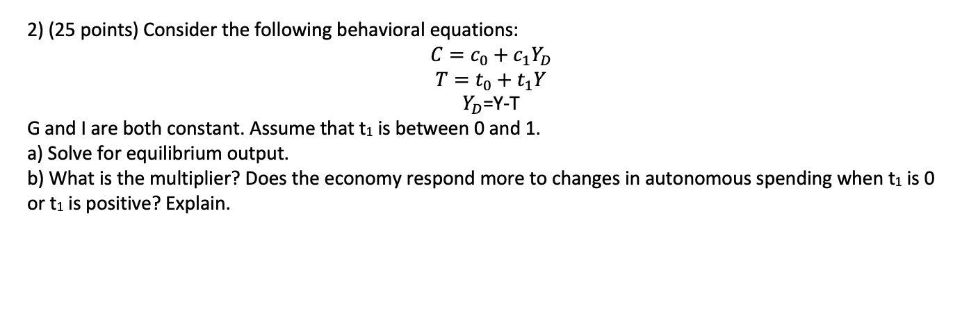 Solved 2) (25 points) Consider the following behavioral | Chegg.com