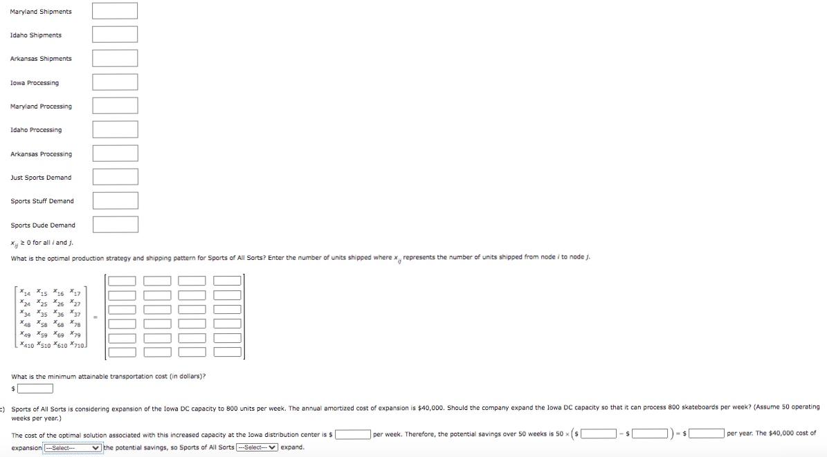 Solved a) Draw the network representation for this problem. | Chegg.com
