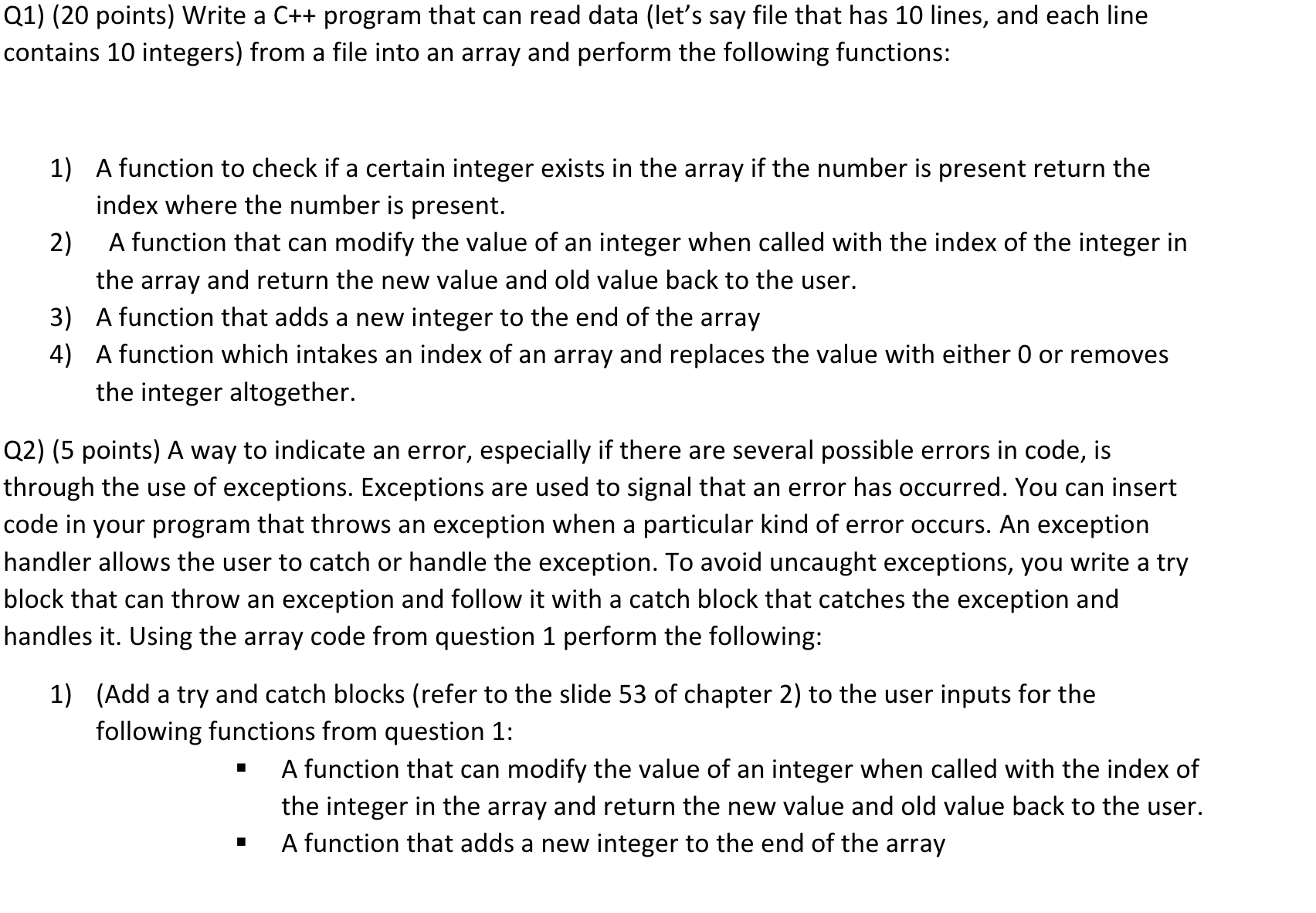 Solved Q1 20 Points Write A C Program That Can Read