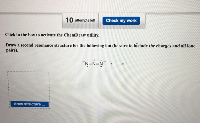Solved 10 attempts left Check my work Click in the box to | Chegg.com