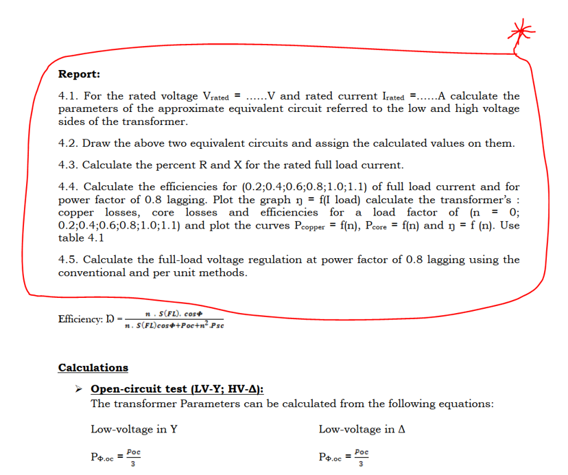 Vrated = 230V and Irated =0.435A | Chegg.com