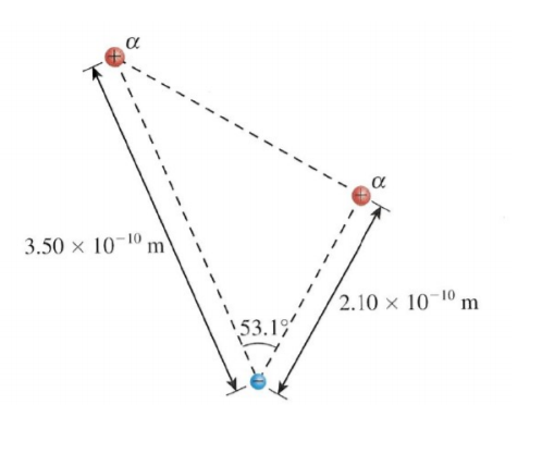 Solved The figure below shows the positions of two alpha | Chegg.com