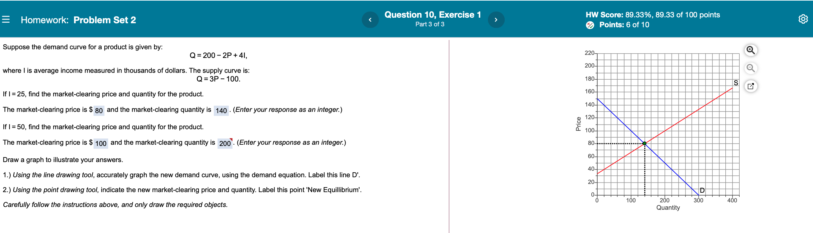 Solved Question 10 Exercise 1 Homework Problem Set 2