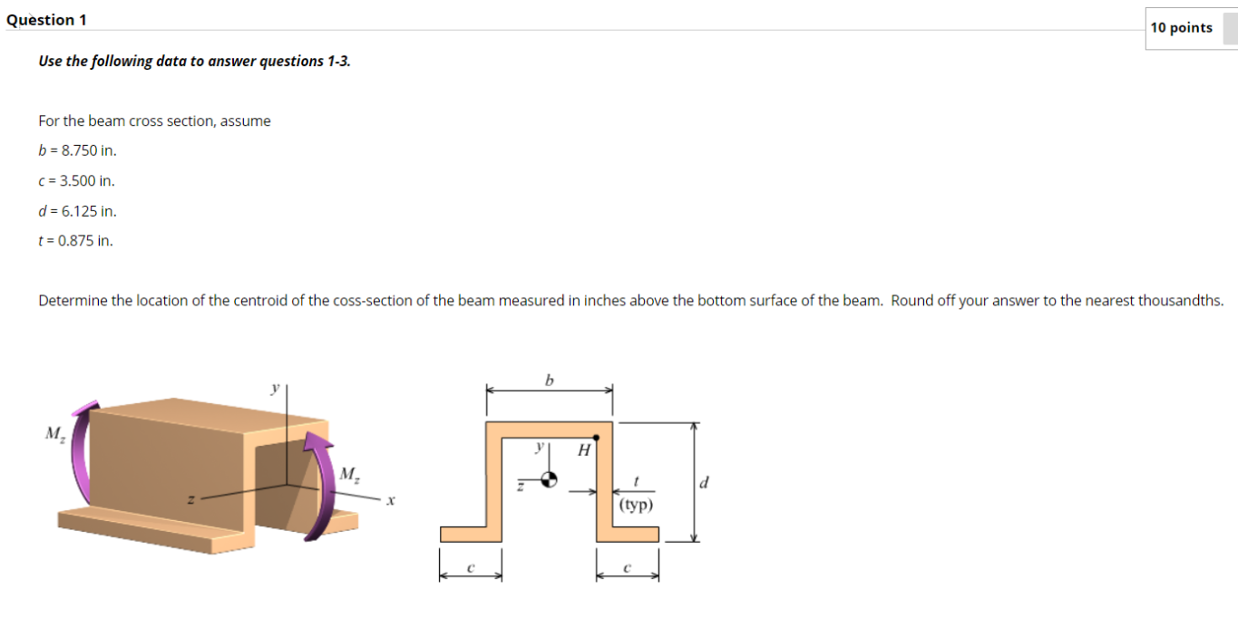 Solved Question 1 10 points Use the following data to answer | Chegg.com
