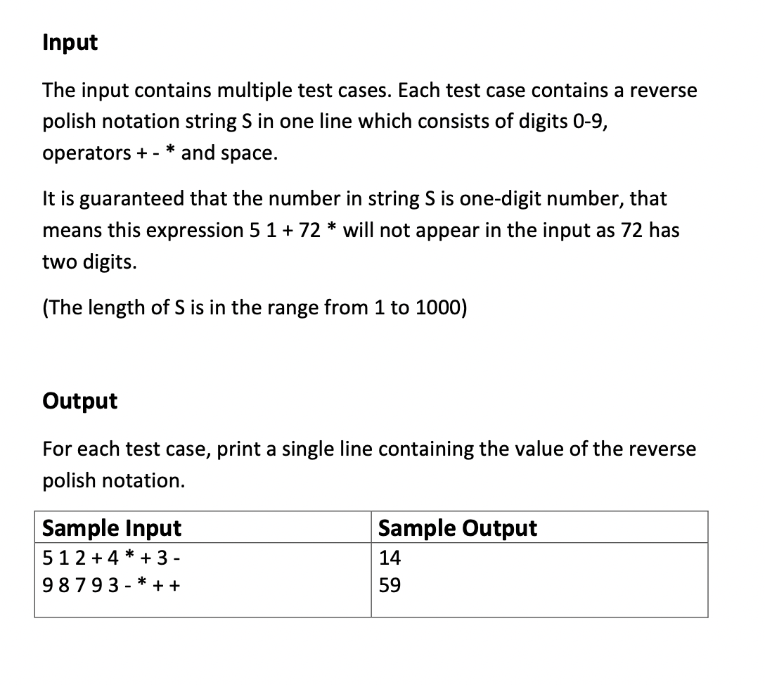 Solved Reverse Polish Notation Reverse Polish Notation | Chegg.com Solved Reverse Polish Notation Reverse Polish Notation | Chegg.com